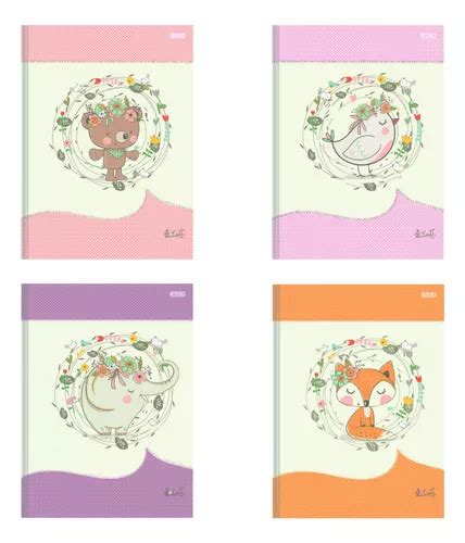 2 Cuadernos Grandes 20x27 5cm So Cute 48f Tapa Dura Surtidos