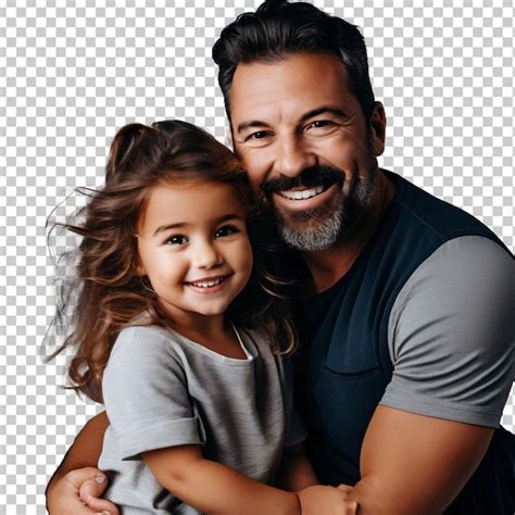 Pai Segurando Filha Em Casa Psd Premium
