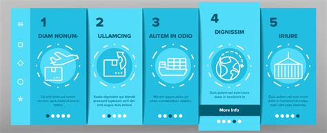 export global logistic onboarding icons set vector 10154666 vector art