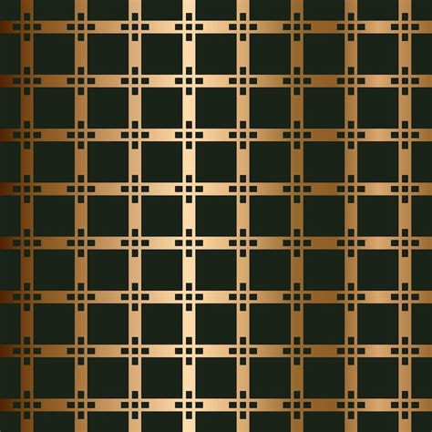 Premium Vector Abstract Vector Golden Geometric Seamless Pattern