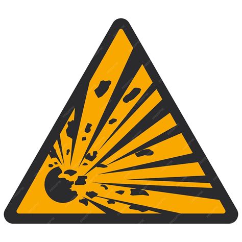 Pictografia De Advertício Materiais Explosivos Iso 7010 W002