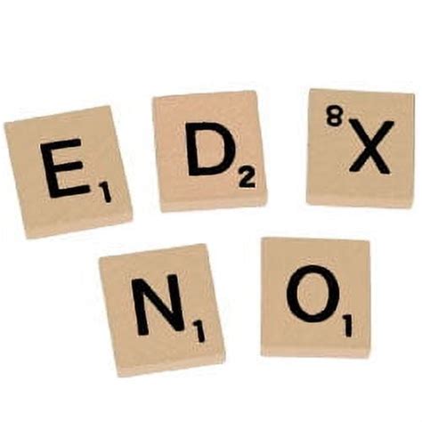 Scrabble Original Wooden Letter Game Pieces Set Of 100 Quality Wood Craft For Standard