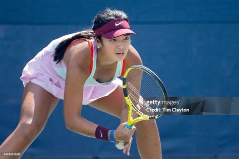 Alexandra Eala Of The Philippines In Action During Her Victory News