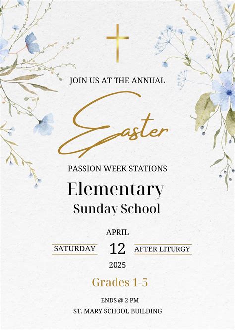 St Our Church Annual Easter Passion Week Stations Event Please Bring