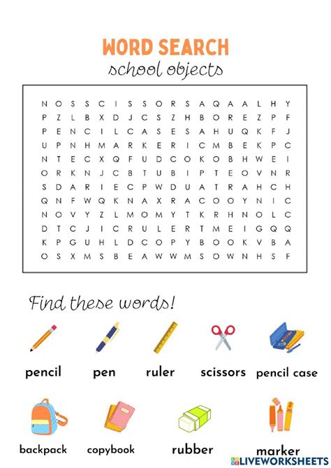 1940368 Word Search School Objects Vhelguera94