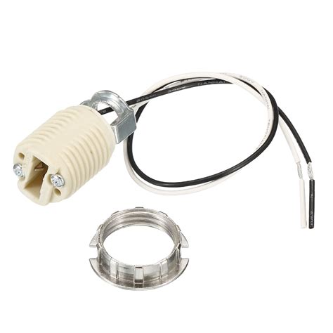 Ceramic Light Socket With Ring Sockets My Lamp Parts