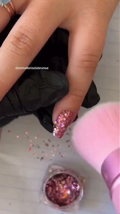 Unhas Glamour Tutorial 🥰unhas Unhasdecoradas Tutorialunhas Youtube