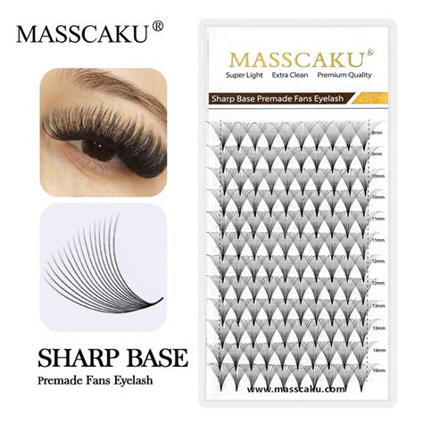 12 Lines Masscaku Professional Hand Grafted False Eyelashes Extensions