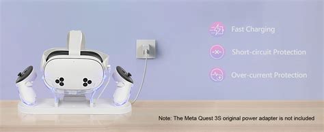 Charging Dock For Meta Quest 3squest 3vr Charger Station Keystone 4