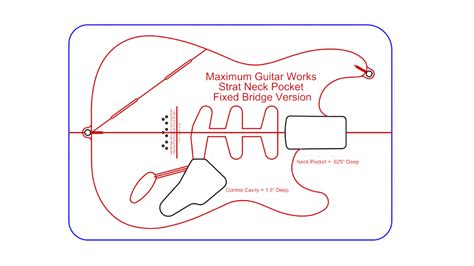 Fender Stratocaster Body Dimensions
