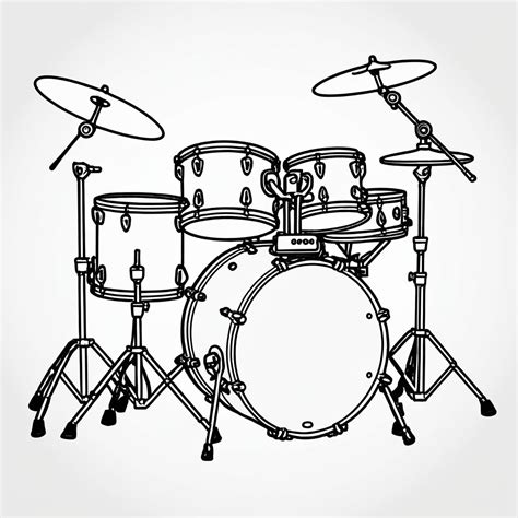 Drum Kit Image Stable Diffusion Online