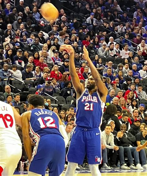 Last Thursday I Went To See The Sixers Play Against The Raptors The Night Was Great And I Could