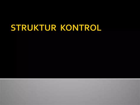5 Struktur Kontrol Alur Program Lanjutan Pdf