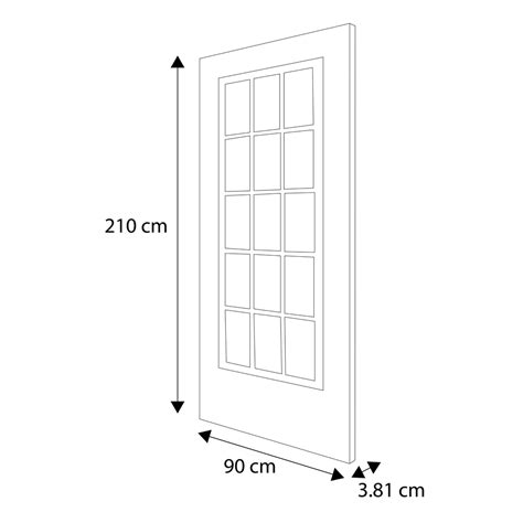 Puerta Lisa Exterior 15 Luces Lisa Chocolate 210 X 90 X 3 81 Cm The Home Depot México Ventas