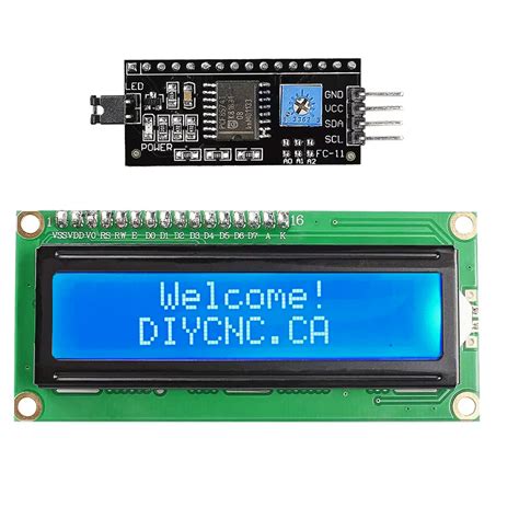 1602 Lcd I2c Compatible With Arduino Raspberry Pi Pico Esp32 Esp8266 3d Printer Cnc Parts Canada