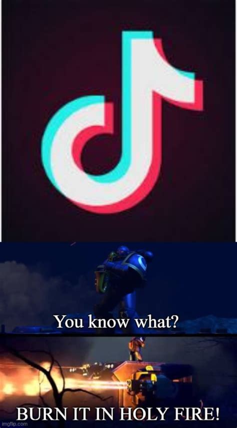 Image Tagged In Tik Tokburn It In Holy Fire 6tiktok Sucks Imgflip