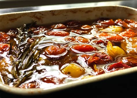 Slow Roasted Cherry Tomatoes In Olive Oil Just A Girl And Her Homestead