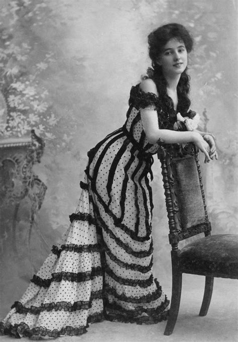 Evelyn Nesbit Vintage Dames Prachtige Jurken Historische Kleding
