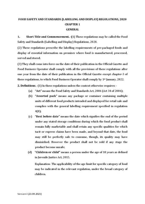 Food Labelling Pdf 133636 Compendium Labelling Display 23 09 2021