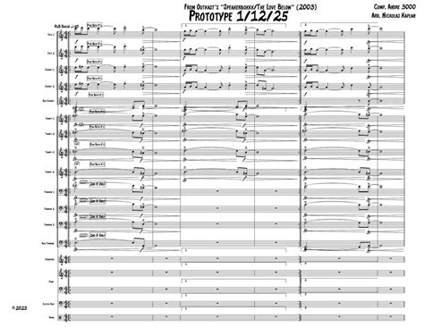 Prototype By Outkast Jazz Ensemble Advanced Digital Sheet Music Sheet Music Plus