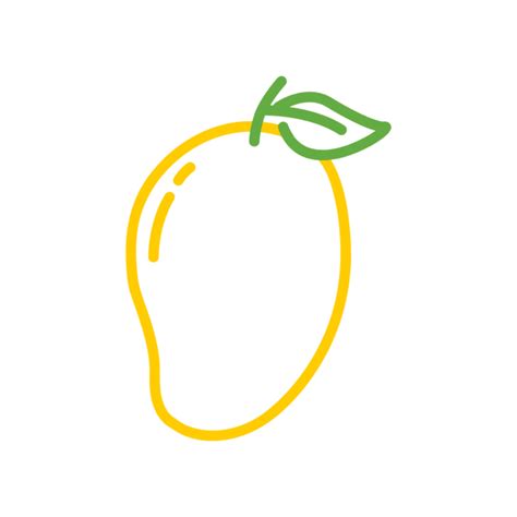 Mango Outline Pngs For Free Download