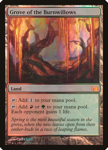 Grove Of The Burnwillows From The Vault Realms F Battle Wizards