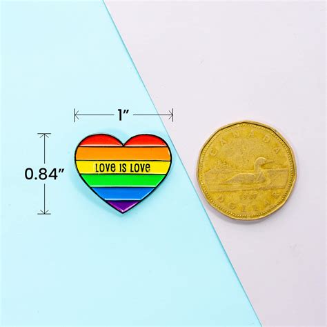 Love Is Love Pride Lgbtq Enamel Pin Moonmoli