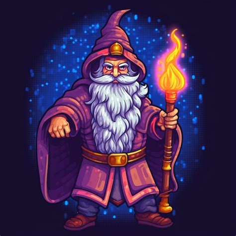 Design Of Wizard Premium Ai Generated Image