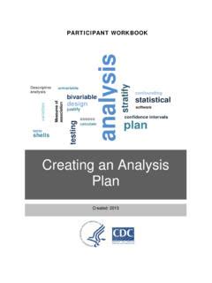 Creating An Analysis Plan Creating An Analysis Plan Pdf PDF PRO