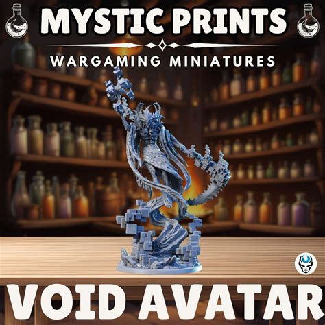 Void Avatar 3d Printed Resin Mini Base Included Sized Appropriate