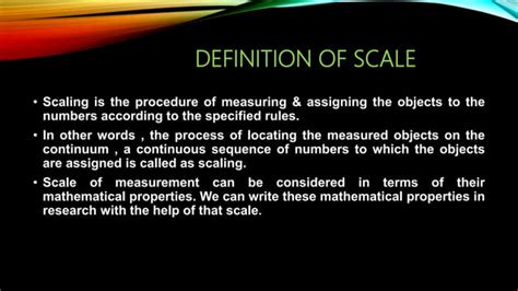 Scale Classification Of Scale And Importance Of Scaling Techniquespptx Scale Classification Of Scale And Importance Of Scaling Techniquespptx