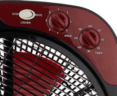 Powerpac Ppbf30 Box Fan 12 Inch Furniture And Home Living Lighting