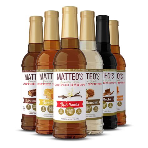 Coffee Syrups Matteos Coffee Syrup