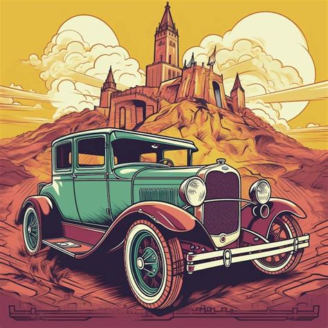 Imágenes De Ilustraciones Autos Antiguos Descarga Gratuita En Freepik