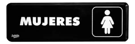 Sablon Letrero Baños Mujeres Meses Sin Interés
