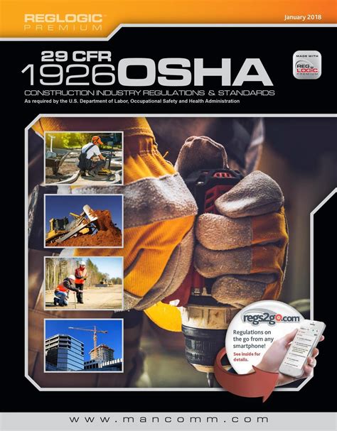Osha 1926 Construction Standards 29 Cfr 1926 Osha Construction