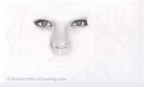 Learn To Draw Taylor Swift Realistic Pencil Drawing
