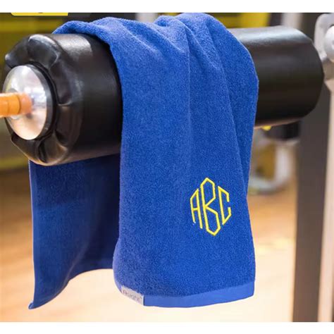 Ailuoha 100 Cotton Personalized Custom Gym Towel With Logo Yoga Beach
