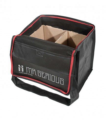 Сумка Mr.Serious на 12 баллонов Spray can bag black: Купить в Урал Культур