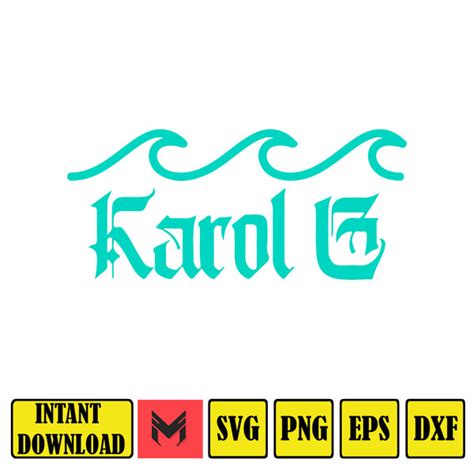 Karol G Png Svg Mega Karol G Alphabet Svg Maana Ser Bonito Inspire