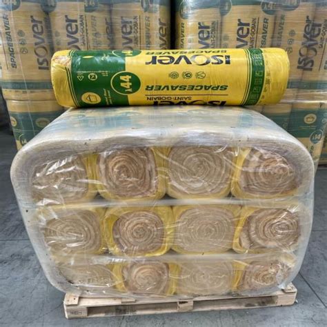 Isover Spacesaver Fibreglass Loft Insulation Loft Roll