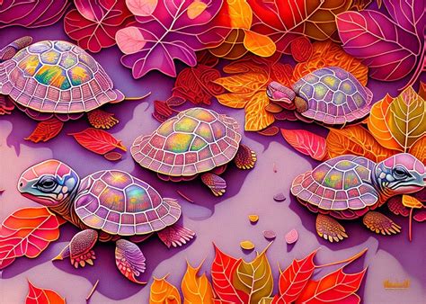Download Ai Generated Turtles Baby Turtles Royalty Free Stock Illustration Image Pixabay