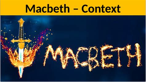 Low Ability Macbeth Context Lesson Teaching Resources
