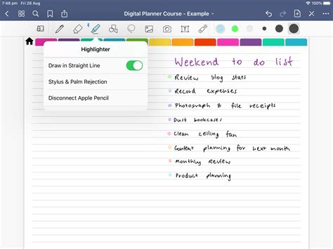 10 Useful Tips For Digital Planning Using Goodnotes All About Planners