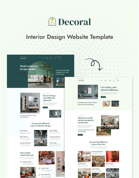 Decoral Interior Design HTML Responsive Website Template