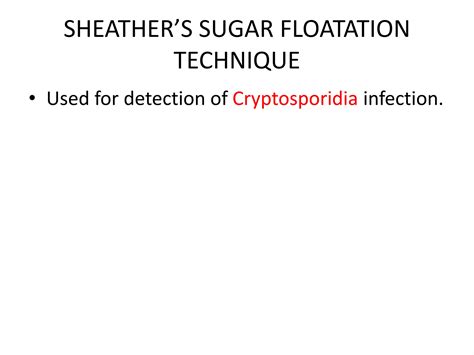 Stool Concentration Methods Pptx First Aid Injuries