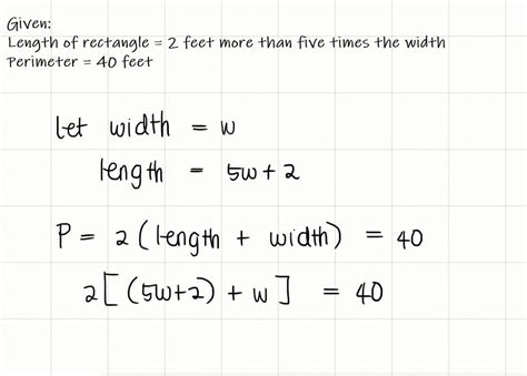 solved the perimeter of a rectangle is 80 centimeters find the length