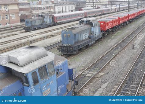 Romania Passanger Trains Editorial Stock Image Image Of Traffic 68227929