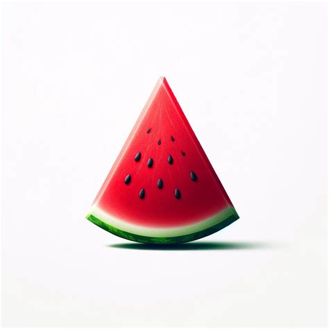 Minimalist Watermelon Slice Canvas Watermelon Digital Illustration