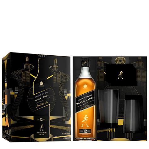 Johnnie Walker Black Label Limited Edition T Set With Highball Glas